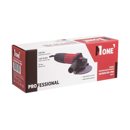 AG1000/125-PRO
Углошлифовальная машинка УШМ NUMBER ONE AG1000/125-PRO