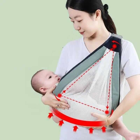 Эргорюкзак кенгуру Хипсит, сетчатое сиденье для новорожденных