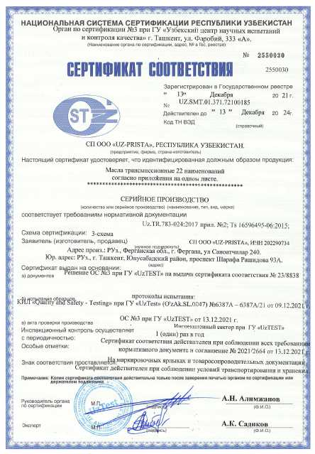 Масло теплоноситель