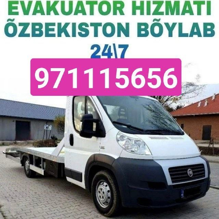 Evakuator xizmati 24/7 kelishilgan narxda UZB boʻylab