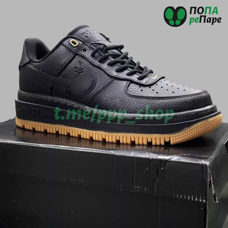 Nike Air Force 1 Luxe Black Gum