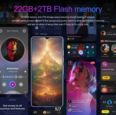 GT 10 pro 22GB/2TB игровая смартфон