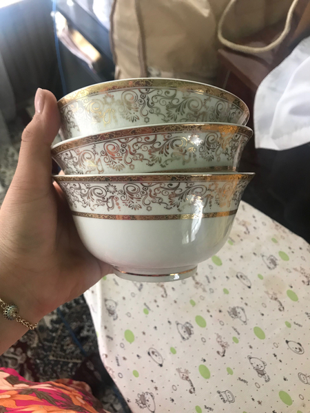 Посуда новая из сарпы невесты