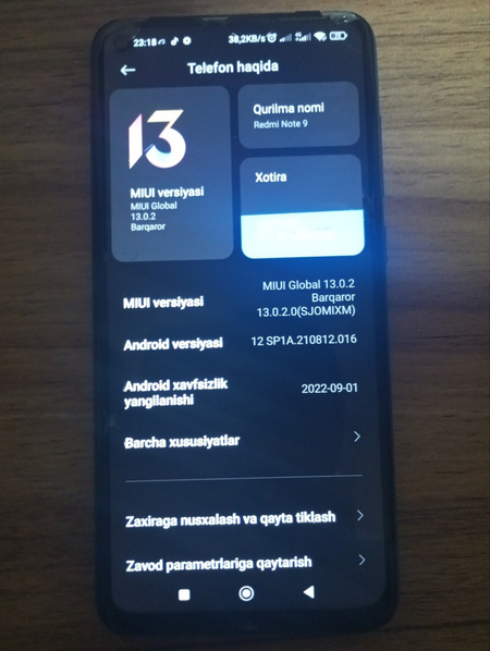 Redmi note 9 64/4