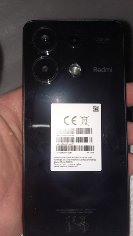 Redmi Not 13 янги олинганига 3 кун булган