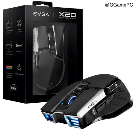EVGA X20 Wireless Игровая беспроводная мышь