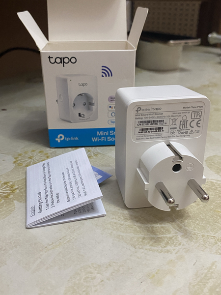Мини умная розетка Tapo с дистанционным управлением