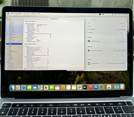 Macbook Pro M1 16/512GB 68 йикл Идеал