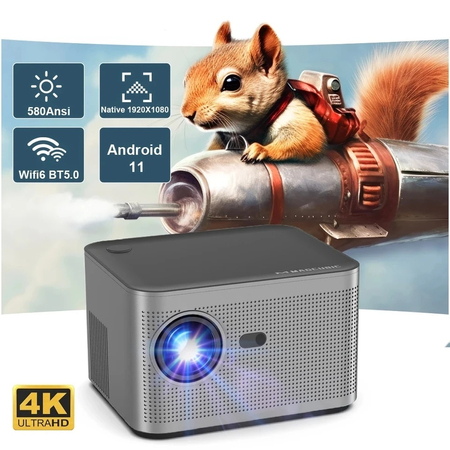 Smart Проектор Hy350 android11.+доставка бепул.см