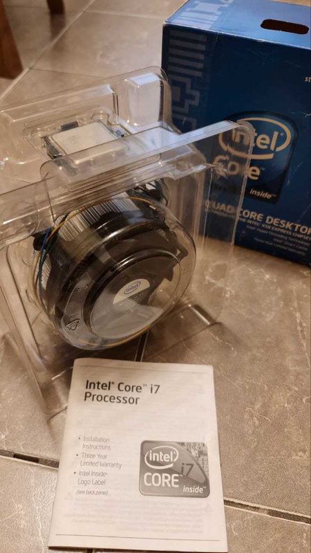 Кулер(новый) и Процессор i7 920 LGA 1366 BOX