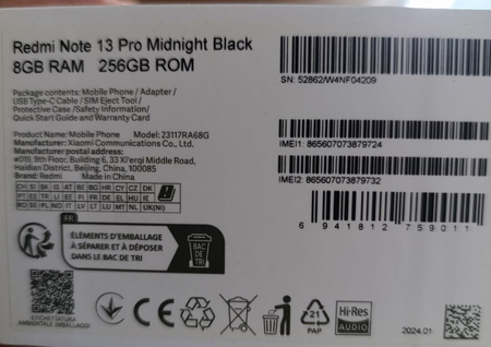 Redmi note pro 13