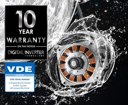 (7кг) Samsung  Стиральная машина Eco bubble Digital Inverter+Steam