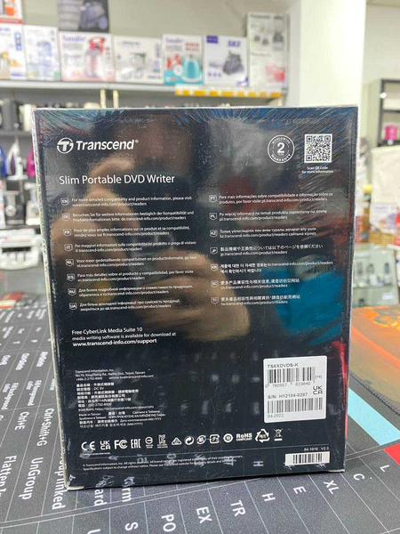 Новый оригинал usb dvd rw Transcend