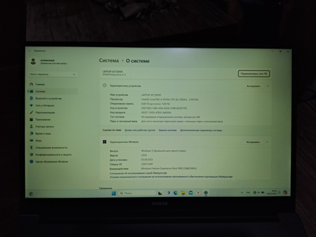 HONOR notebook sotiladi.