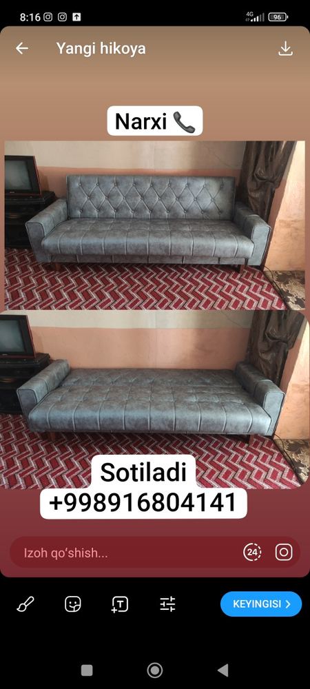Devan krovat sotiladi