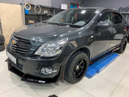 Cobalt олди bamper Spoller. Tuning bamper. Splitter. Губа для бампера!
