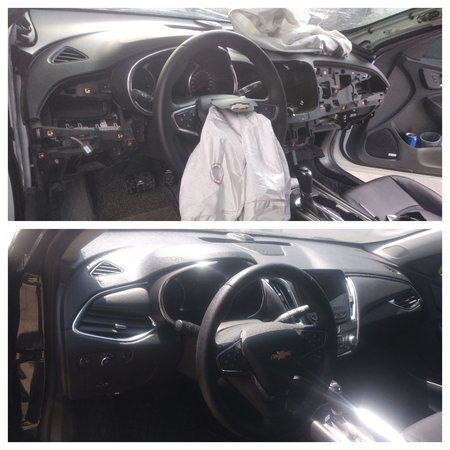 Tarpedka  rul  airbag zashitniy remen remont