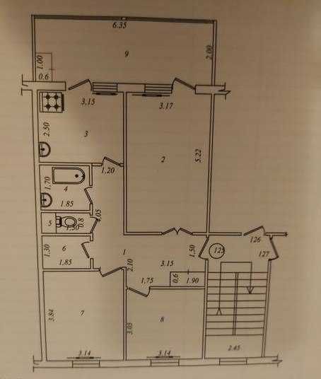 3/5/5 Ул. Бехтерева-Саракульская. 80м2. Балкон 2/6. Косметика. Вокзал