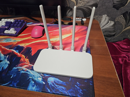 Wifi роутер Xiaomi 4c + усилитель wifi  xiaomi pro