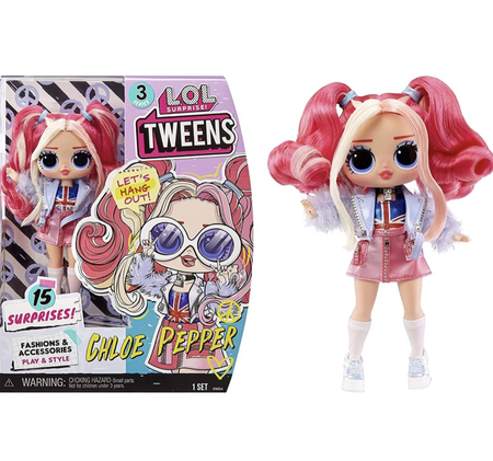 Кукла  лол LOL. Surprise Tweens, 3 серия  Chloe Pepper