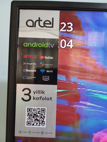 Телевизор smart, artel, 43 диагональ