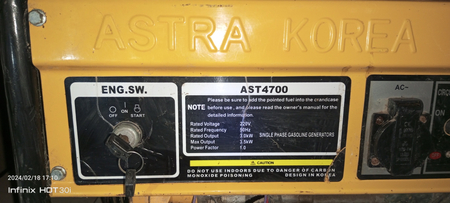 Dvijok generator 3.5kw kelishamiz