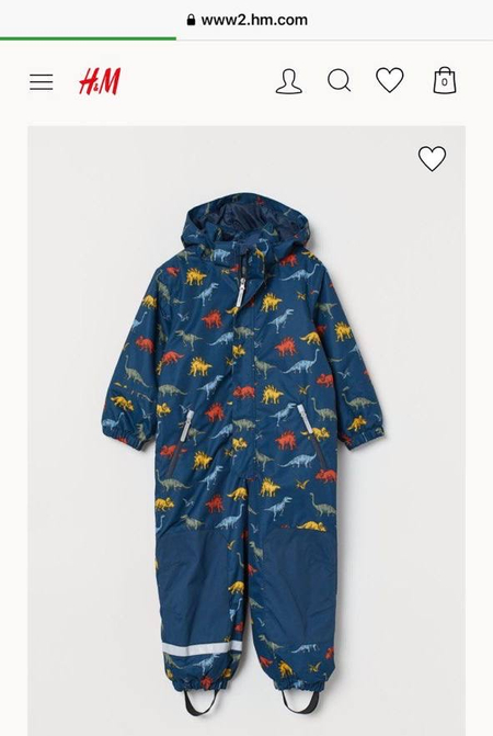 Зимний комбенизон 8 лет. h&m
