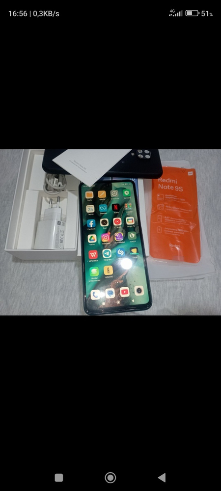 Redmi note 9s idiali  koʻp ishlatilmagan ochilmagan usta kormagan