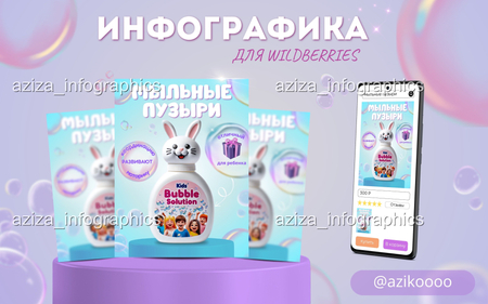 Инфографика для маркетплейсов (wildberries, ozon, uzum)
