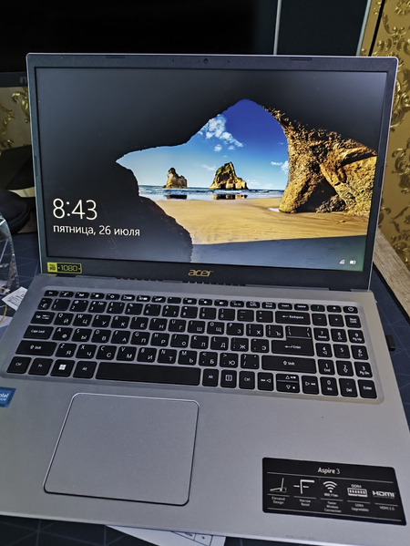 Acer aspire 3 n4500/ 4gb/ ssd 256gb nvme