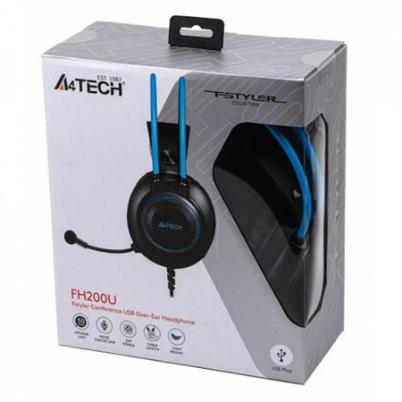 Проводные наушники A4TECH FH200U (Black-Grey, Black-Blue)