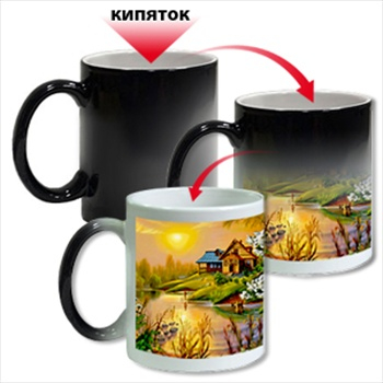 Печать  на кружках