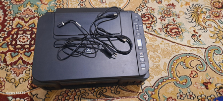 Printer CANON PIXMA G34 11 modeli oq qora rangli chiqaradi