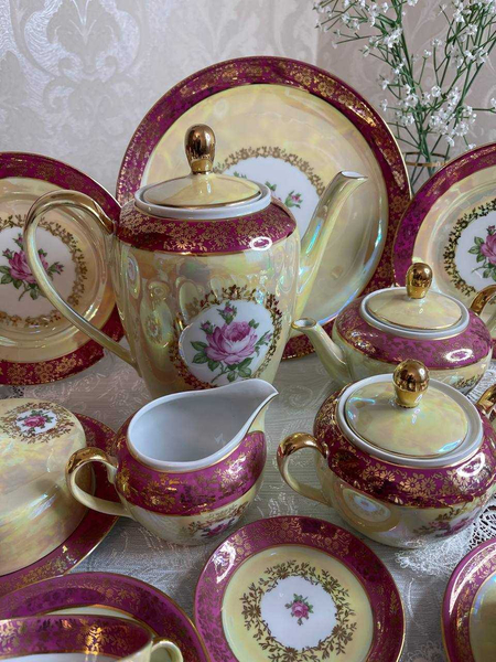 Чайный сервиз, новый. 6 персон. Фортуна