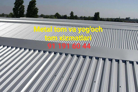 Metaldan Tom yopish metal Firma yasash va  ustanofka qilish