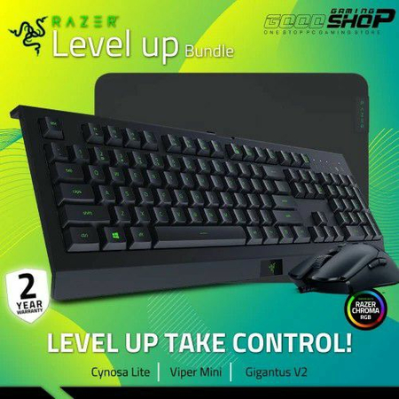 СКИДКА! (3в1)Набор Razer мышка Viper mini+клавиатура Cynosa Lite+коври