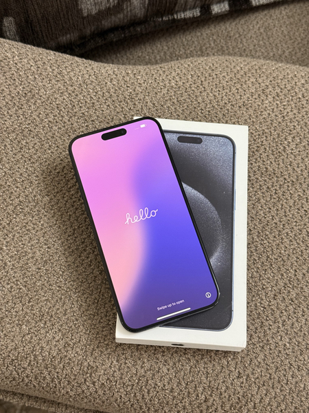 Iphone 15 pro max 256GB Blue titanium
