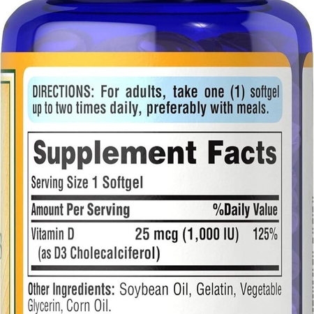 Puritans Pride Vitamin D3