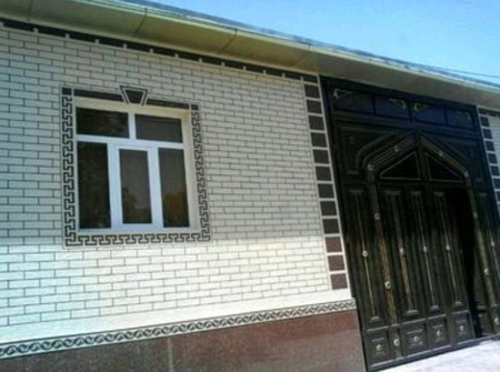 Травертин фасад ишларини кламиза