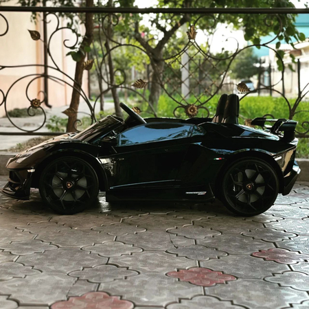 Лицензионный и двухместный Lamborghini детская машина электромобиль