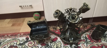 Бронзовая советская шкатулка