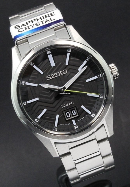 Seiko Big Date Black Dial
