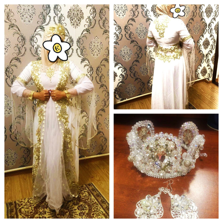 Платье и корона.