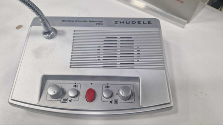 Микрофон ZHUDELE. Громкоговорители двусторонних окон, билетов, номера.