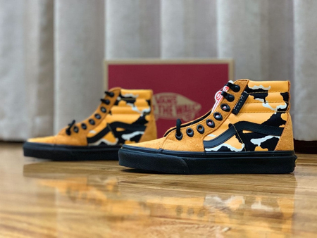 VANS кожаные high-top кеды