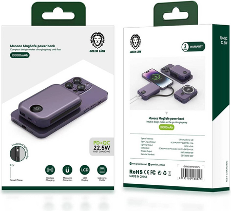 Бесплатная доставка! Green Lion MagSafe Monaco 10.000 mAh