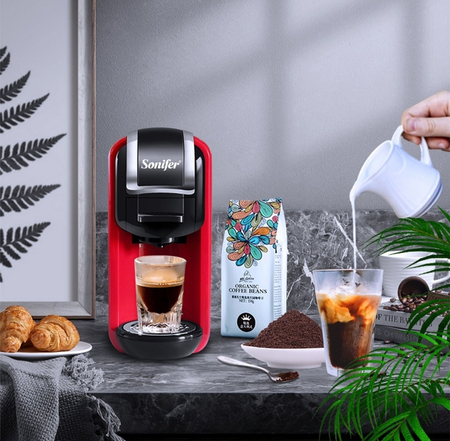 Кофемашина 3в1 Sonifer SF-3547 Nespresso, Dolge Gusto, Coffe powder
