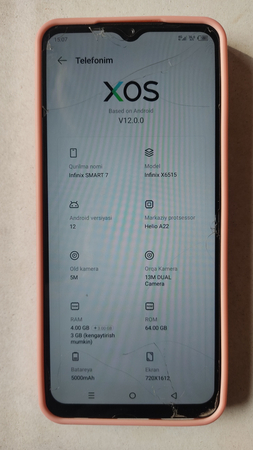 Infnix Smart 7 Yangi