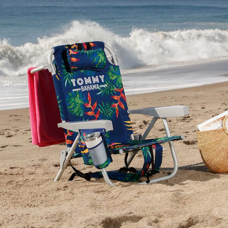 Tommy Bahama пляжное складное кресло-рюкзак-холодильник, tropic