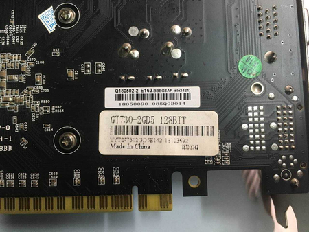 Bидеокарта  GT730 GDDR5